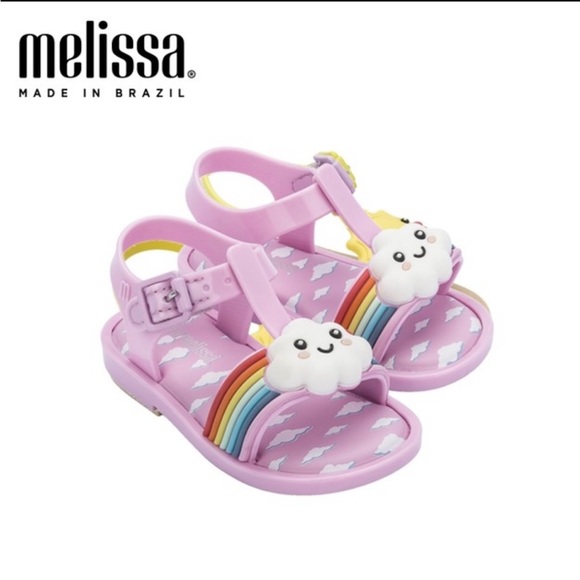 Mini Melissa | Shoes | New Mini Melissa Baby Sun Sandals Flat Jelly ...